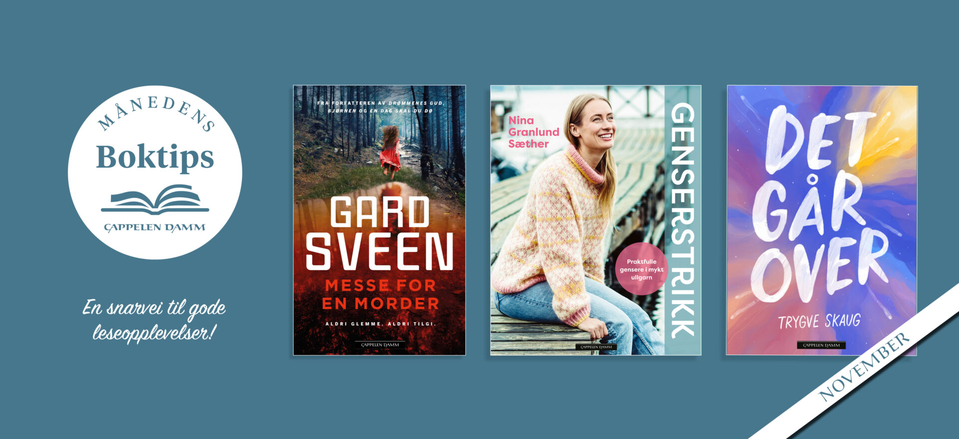 Månedens boktips: En snarvei til gode leseopplevelser | Boktips